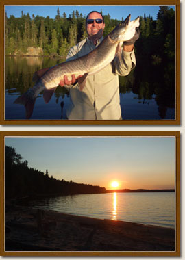 Lac Seul Wilderness Outposts - Pickerel Arm Camp - Fishing and Hunting ...